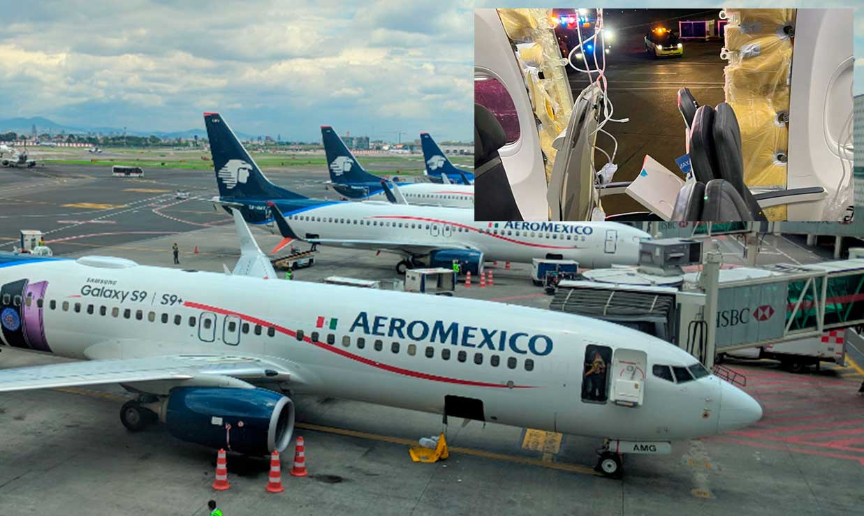 Paraliza Aeroméxico sus aviones Boeing 737 MAX 9 tras incidente de Alaska Airlines - Radio ...