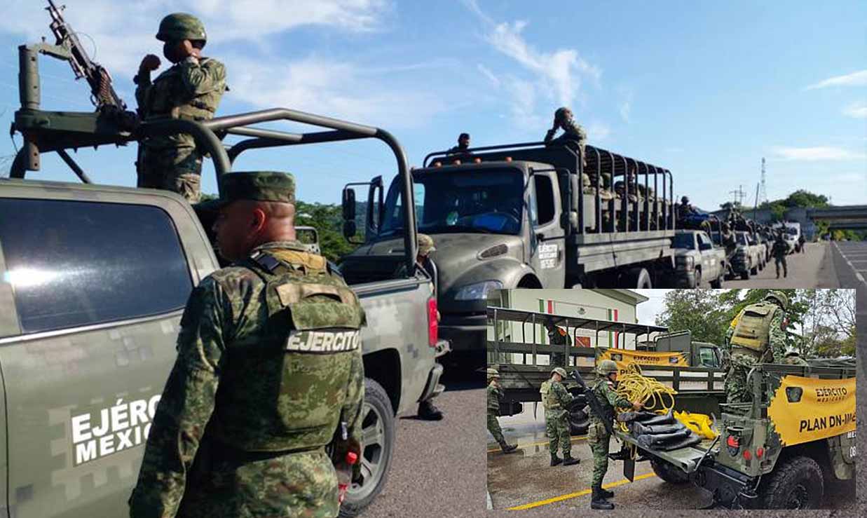 Despliega Sedena 2 mil 500 elementos mas en Acapulco tras el paso del huracán John - Radio ...